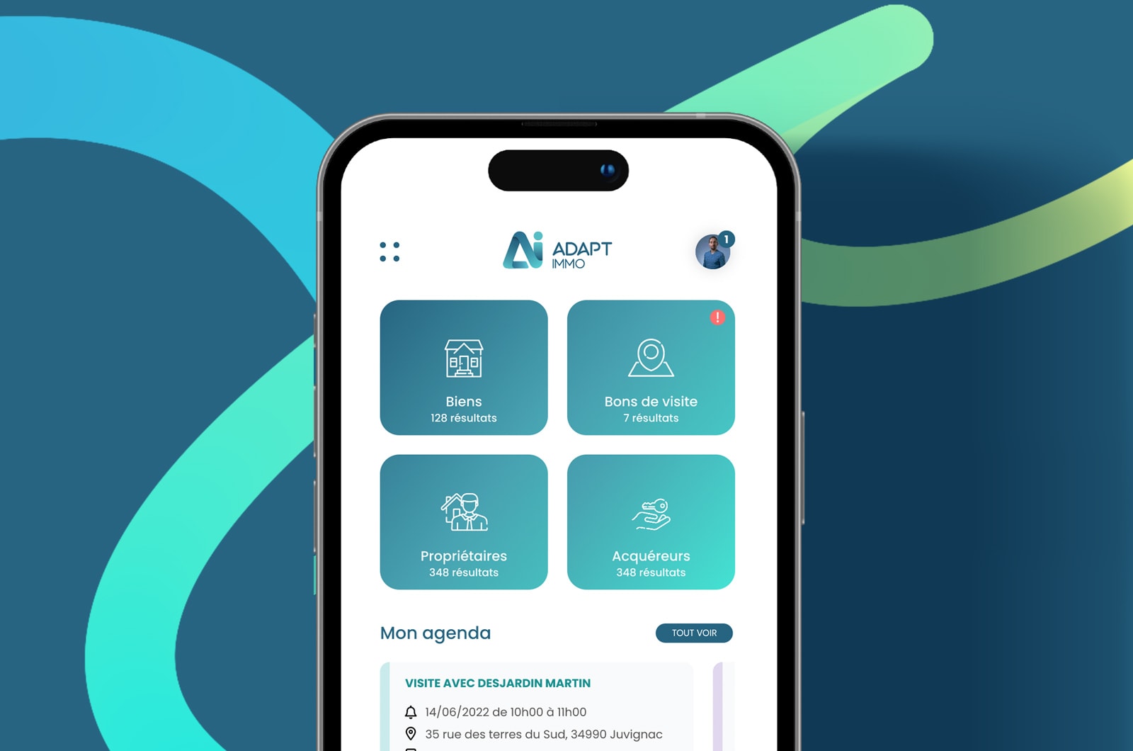 My mobil Adapt, l'application des agents immobiliers terrains